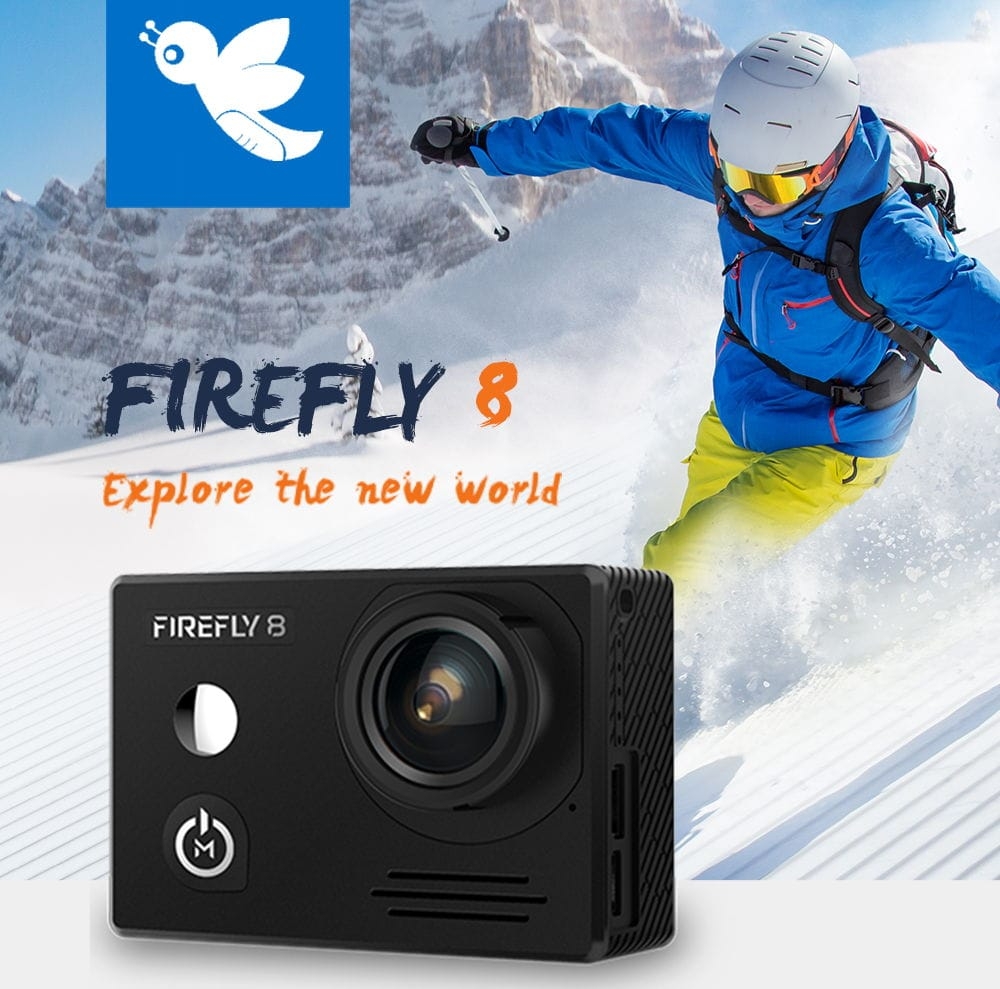 Hawkeye Firefly 8 2160P 170 Degree Wide Angle Bluetooth WiFi HDR FPV ...