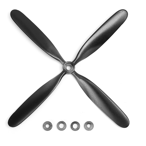 Dynam 10.5*8*4 10.5 Inch 4 Blade Propeller 8mm Hole CW & CCW For RC ...